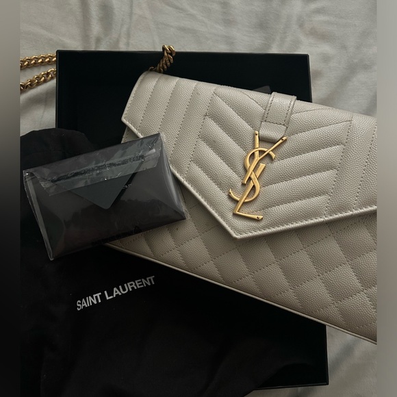 Yves Saint Laurent | Bags | Ysl Designer Crossbody With Dust Bag Great ...